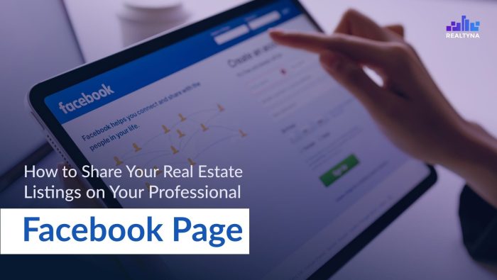 How to Share Real Estate Listings on Your Professional Facebook Page