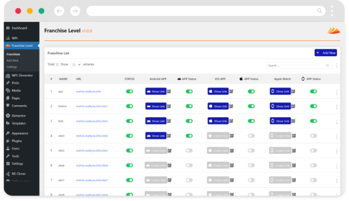 White Label Web/App Solution for Brokerages/Providers